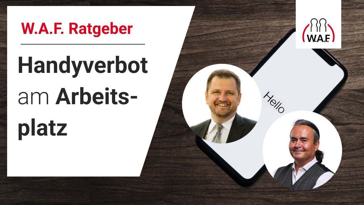 Handyverbot am Arbeitsplatz – da redet der BR mit, oder? - YouTube