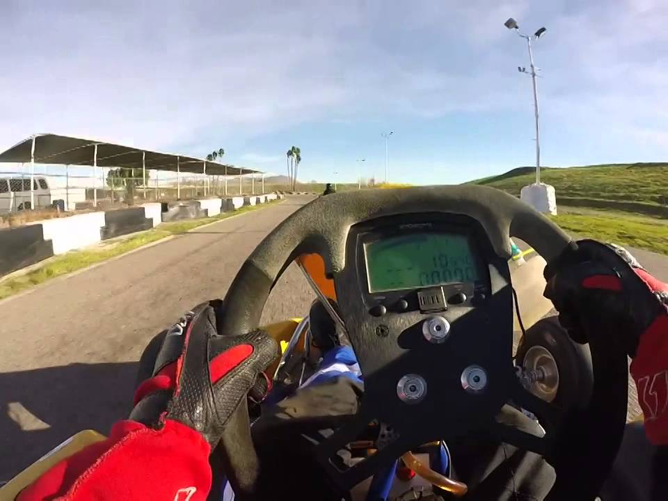 helmet cam comer cadet kart k80 fast laps around adams motorsports park ...