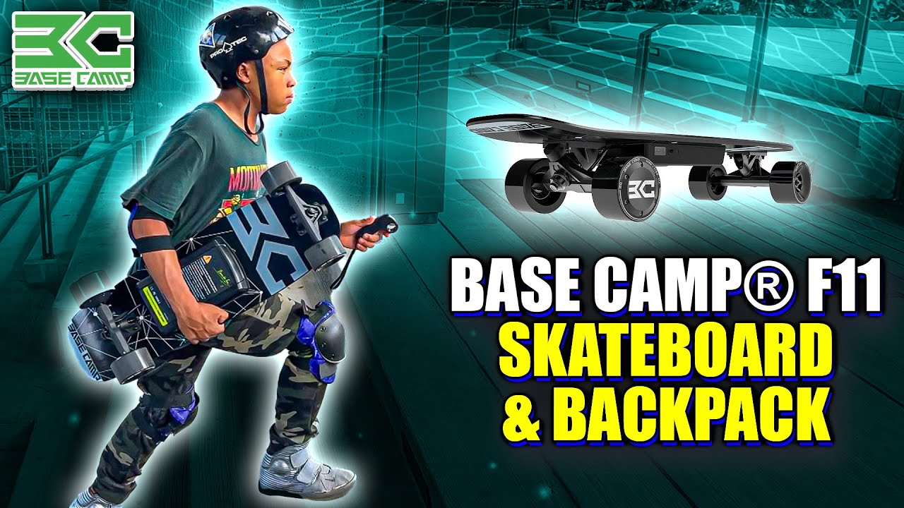 Best electric skateboard for the skatepark? Base Camp F11 - YouTube