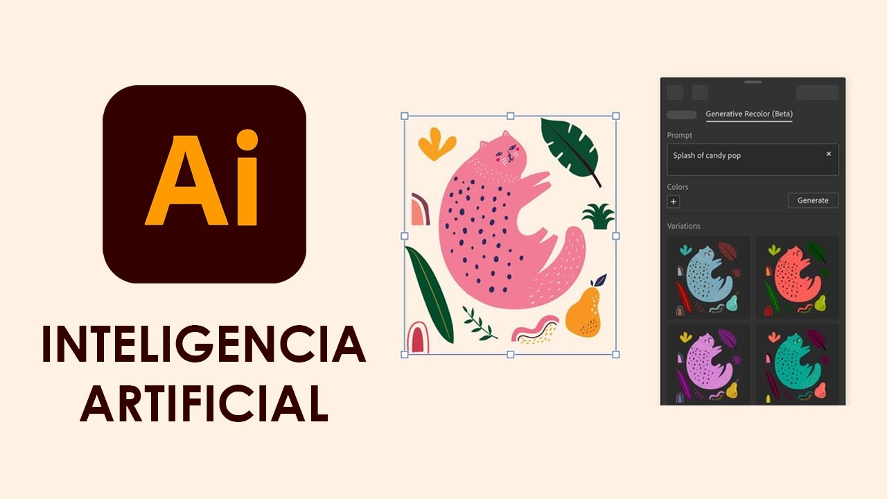 Inteligencia Artificial en Illustrator - YouTube