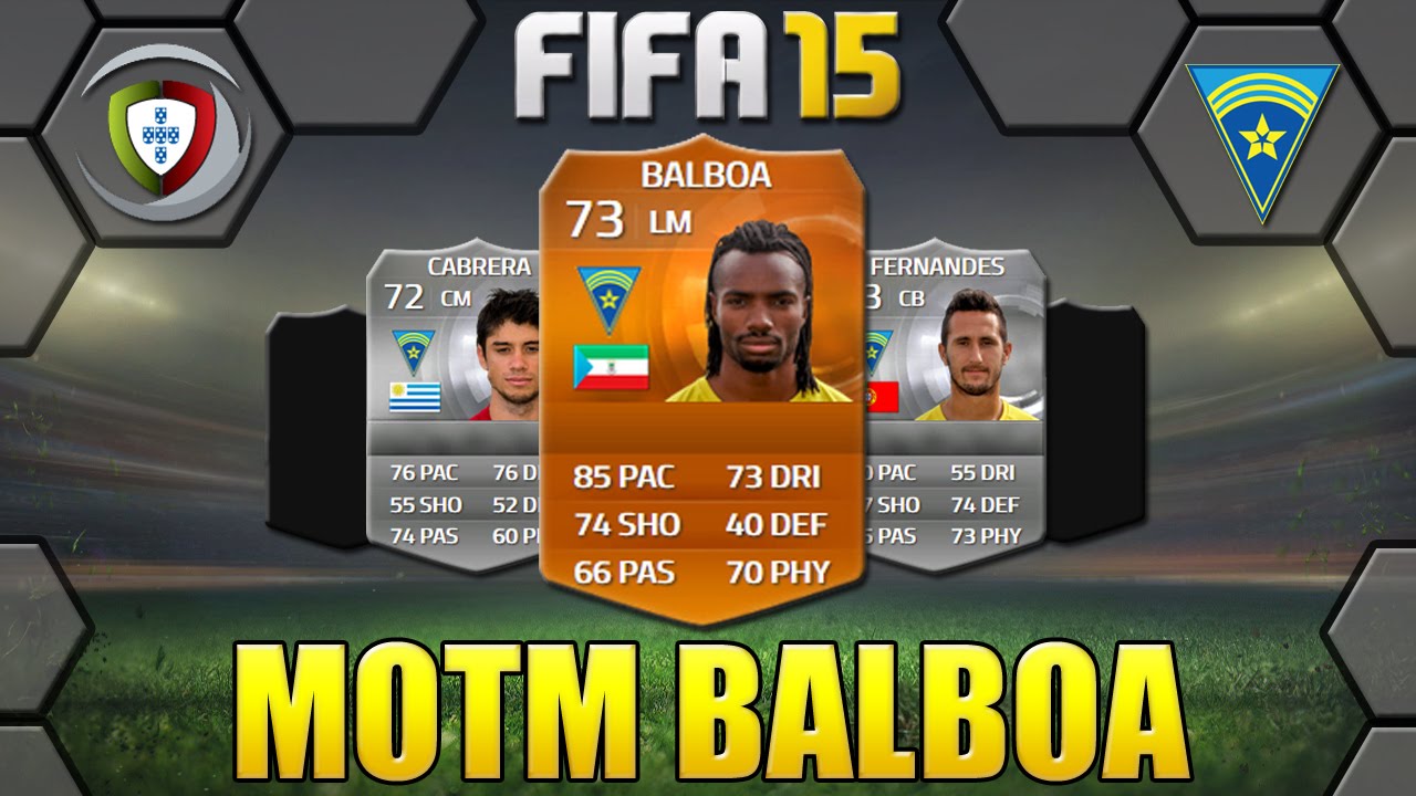 FIFA 15 MOTM BALBOA PLAYER REVIEW | INDEPTH STATS - YouTube