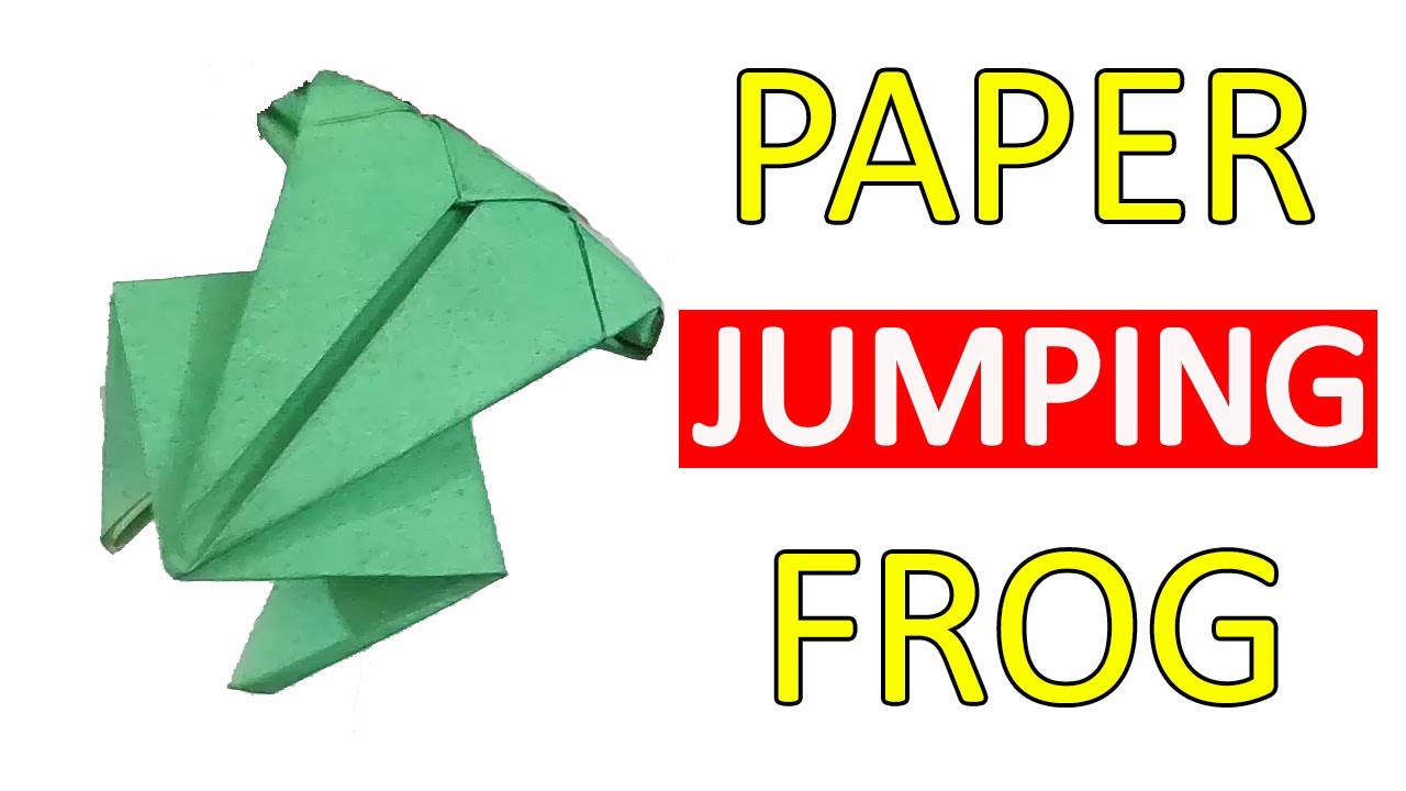 How to Make Paper Jumping Frog | Jumping Frog | Paper Frog - YouTube