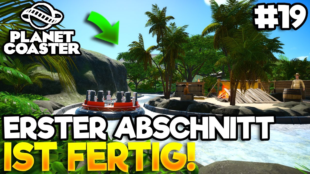Der 1. ABSCHNITT der WILDWASSERBAHN ist FERTIG! | Paradise Cove #19 ...