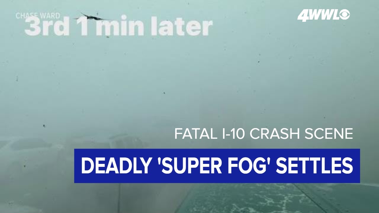 Dramatic photos show that during intense fog, a few feet can make a ...