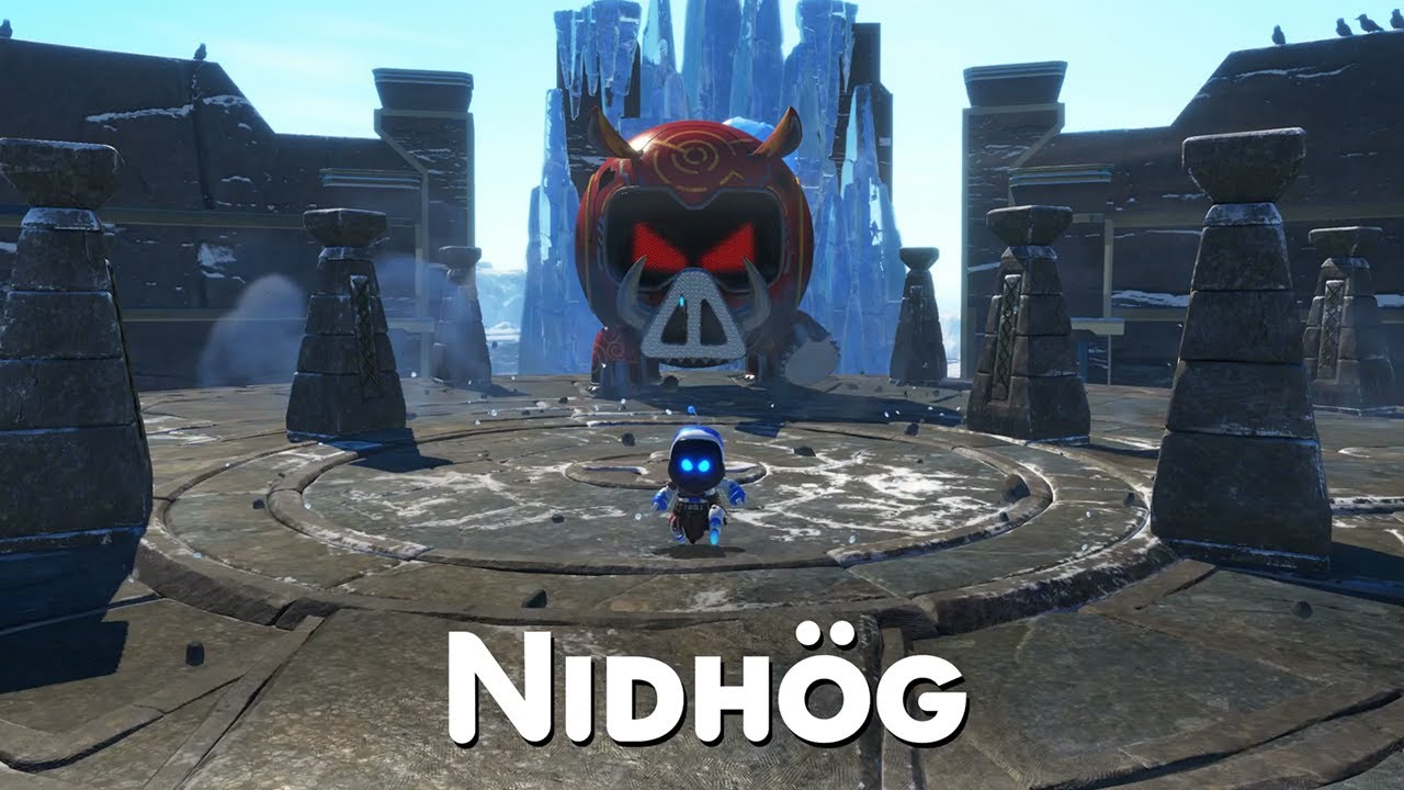 Astro Bot - Nidhog Boss Fight & Bot Rescued Location! - YouTube