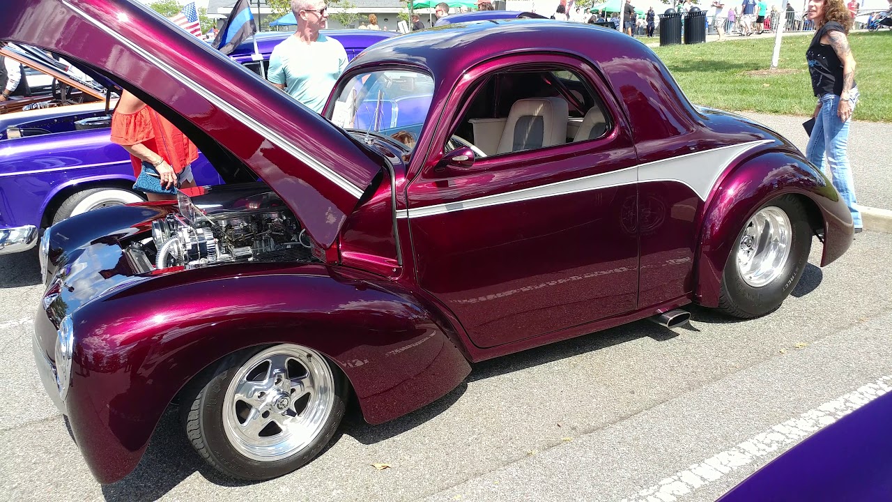 1941 HOUSE OF KOLORS KANDY APPLE CHERRY METALLIC WILLYS COUPE - YouTube