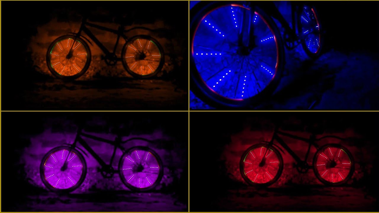Install LED light in cycle Rim | Cycle mein light kaise lagaye | Cycle ...