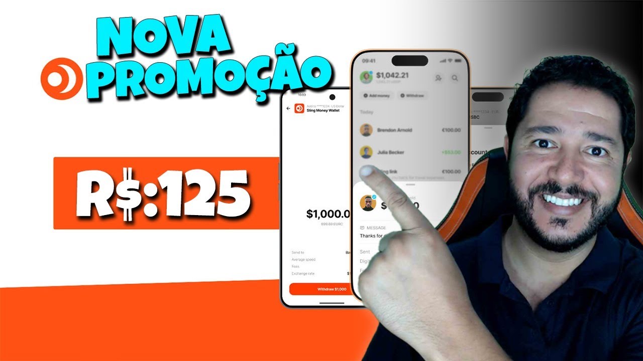 URGENTE: Promoção Sling Money App – até R$125 em Recompensas ...