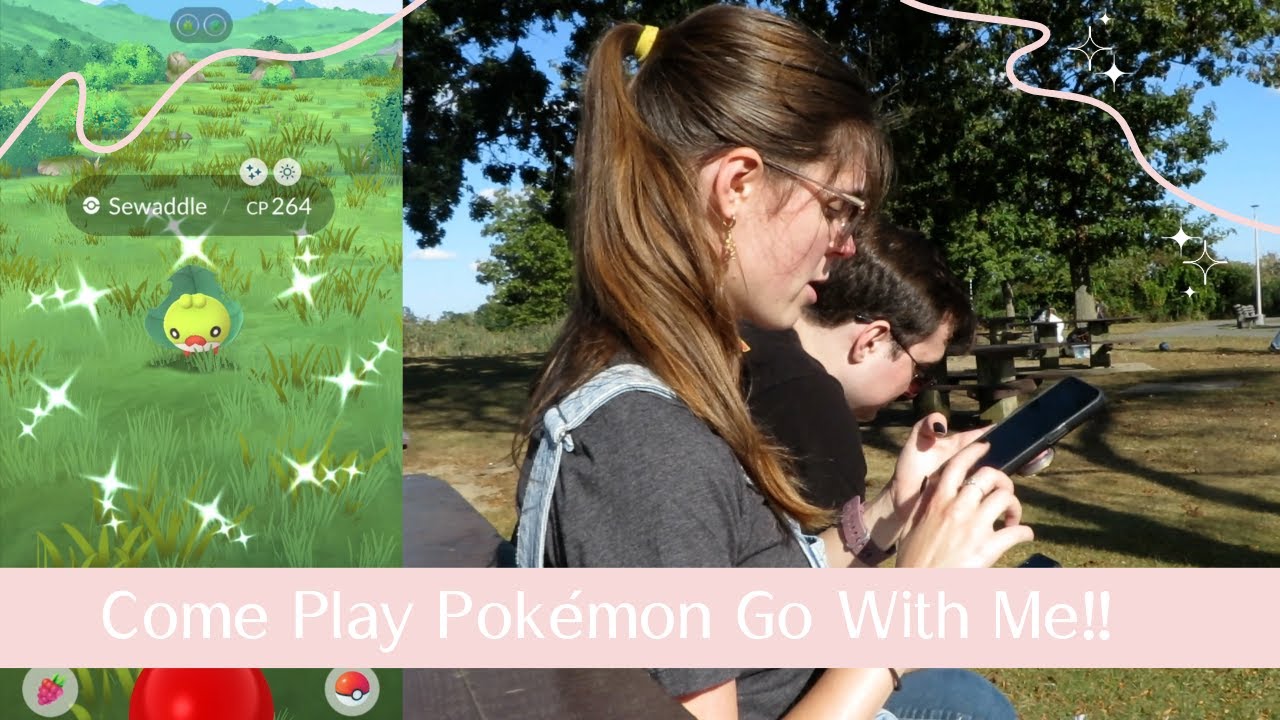 Play Pokémon Go With Me!! 📱🐛 (Sewaddle Community Day) - YouTube