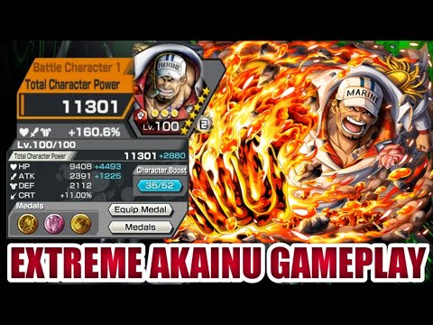 AKAINU GAMEPLAY | ONE PIECE BOUNTY RUSH | OPBR - YouTube