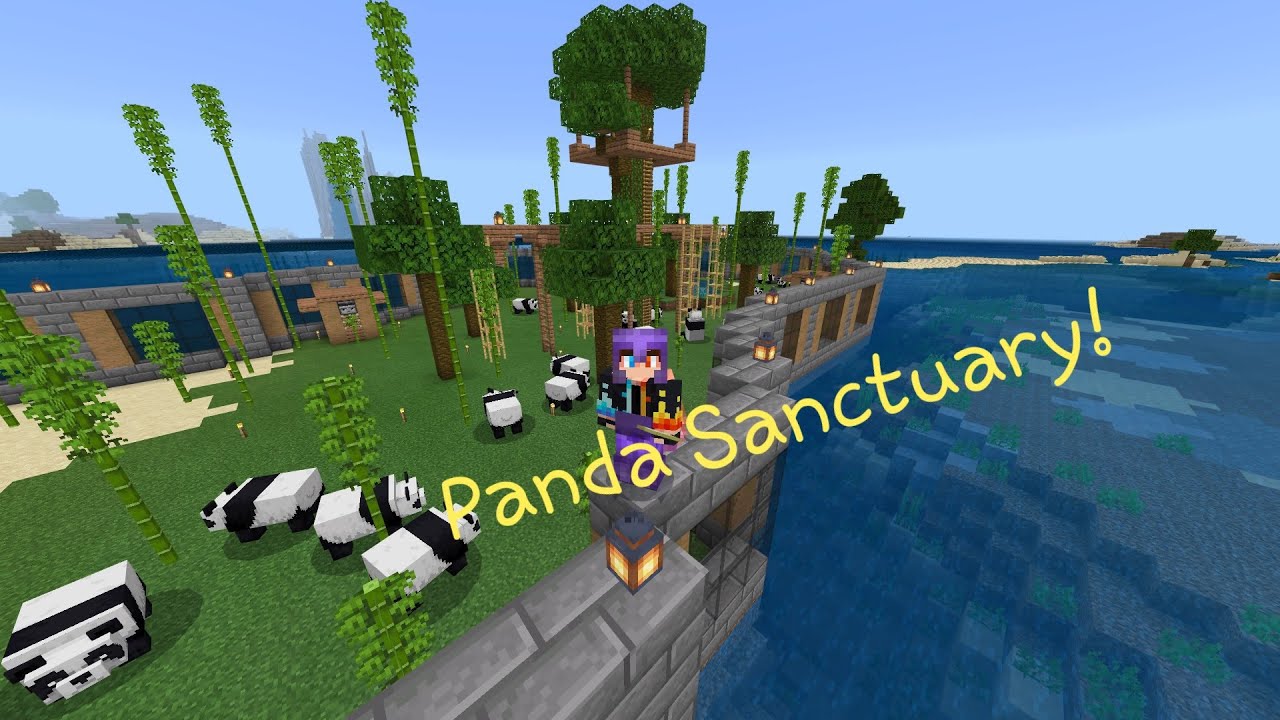 Minecraft Panda Sanctuary Build! - YouTube