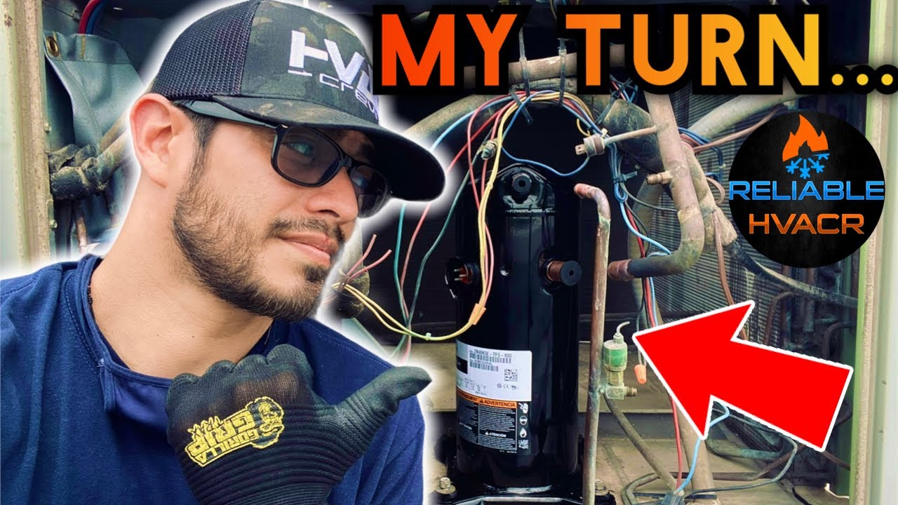 R22 RTU is Almost New Again | Old Trane New Compressor - YouTube