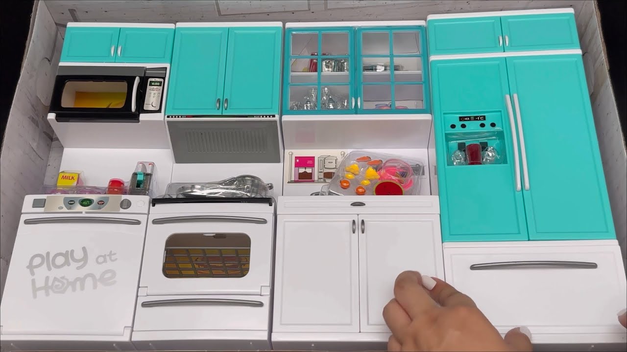 16 Minutes Satisfying with Unboxing Kitchen Playset | ASMR (no music ...