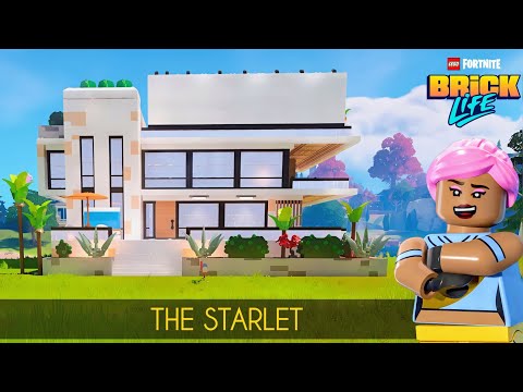 THE STARLET  - Training Facility - House Tour in Lego Fortnite Brick Life