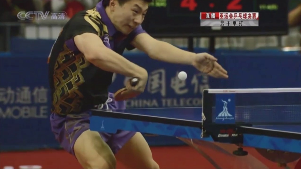 Ma long backhand traning - YouTube