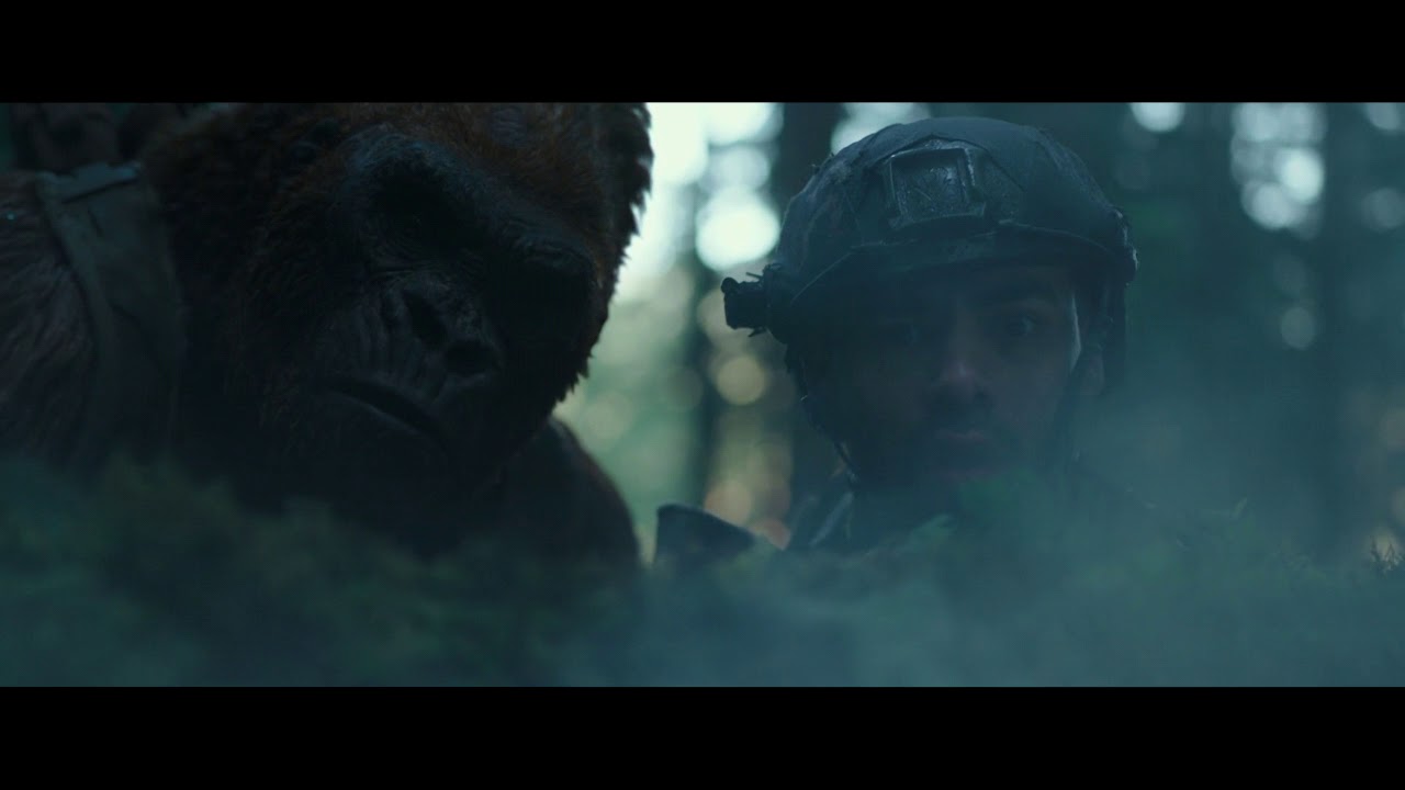 War for the Planet of the Apes - First Battle (Apes Counter Attack) HD ...