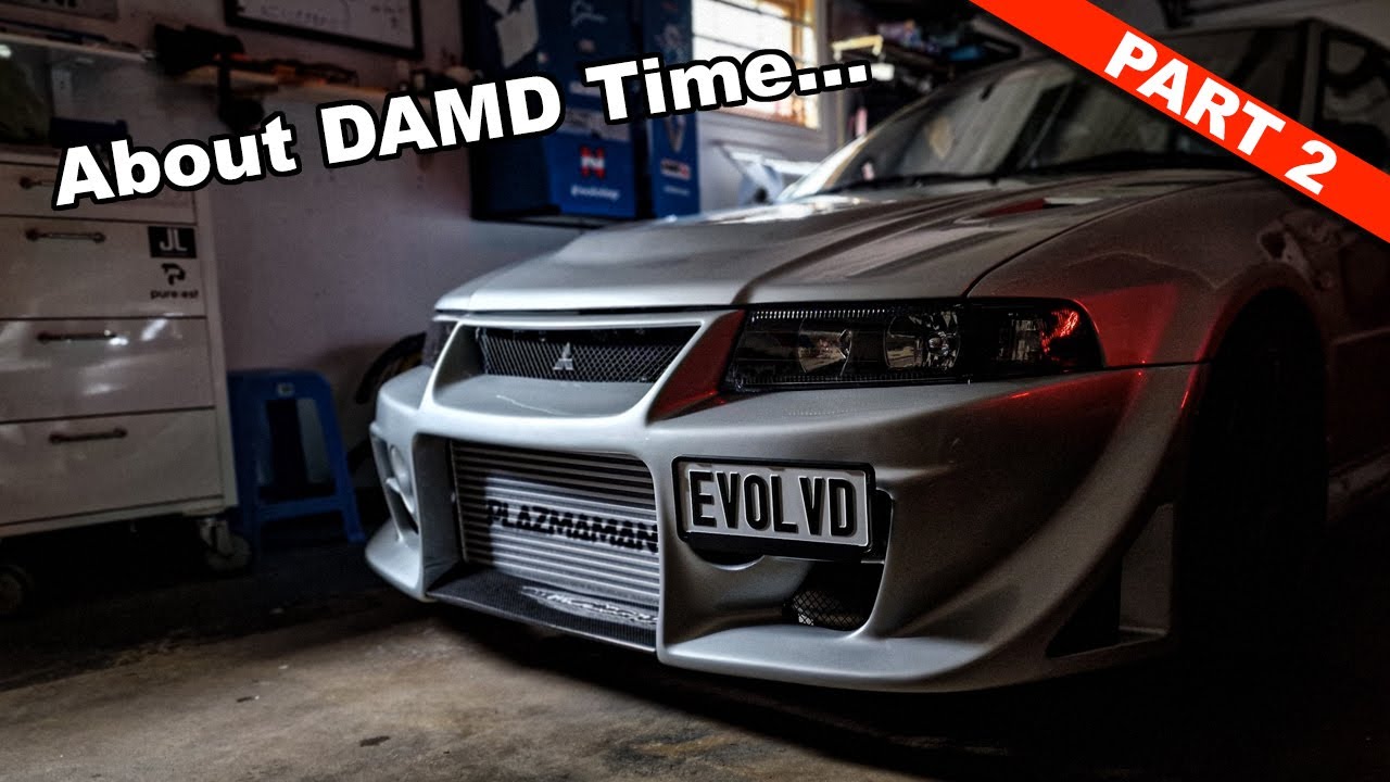 THE EVO V GETS A DAMD BUMPER (PART 2/2) - YouTube
