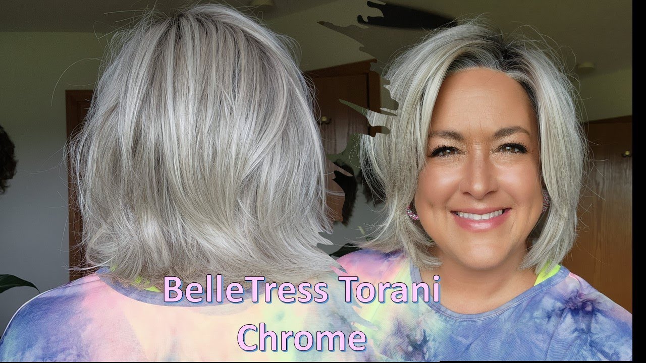 BelleTress TORANI in CHROME | WIG REVIEW | Heat Friendly lace front ...
