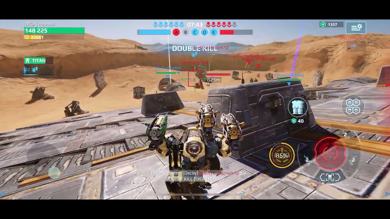 War robots Erebus decay - YouTube