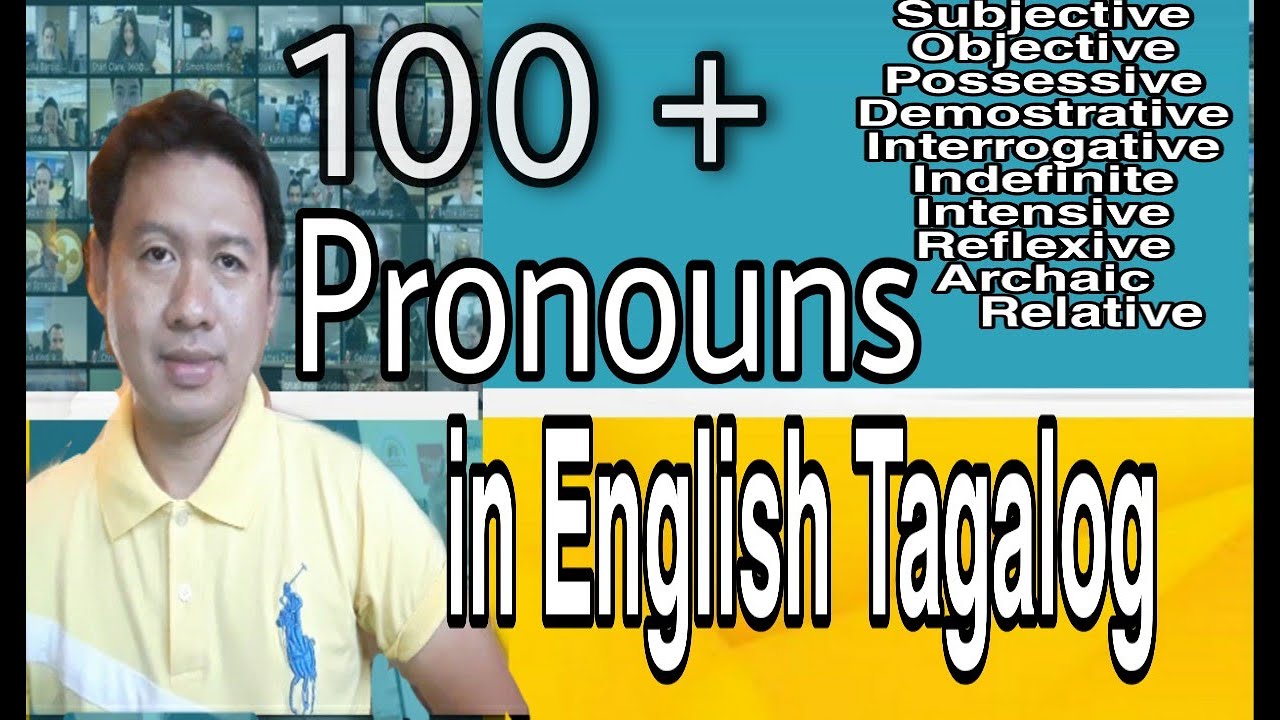 100 plus Pronouns in English and Tagalog - YouTube
