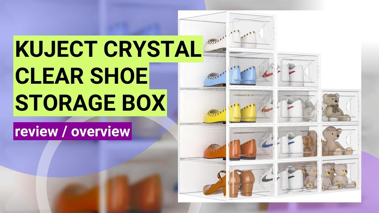 Kuject Shoe Storage Box Review: The Ultimate Space-Saving Solution! - YouTube