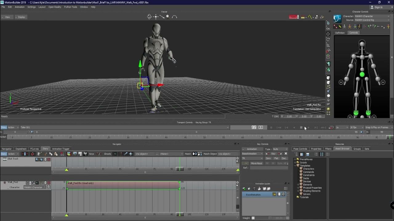 Motionbuilder and You: Introduction to Motionbuilder - Module 1 Pt 2 ...