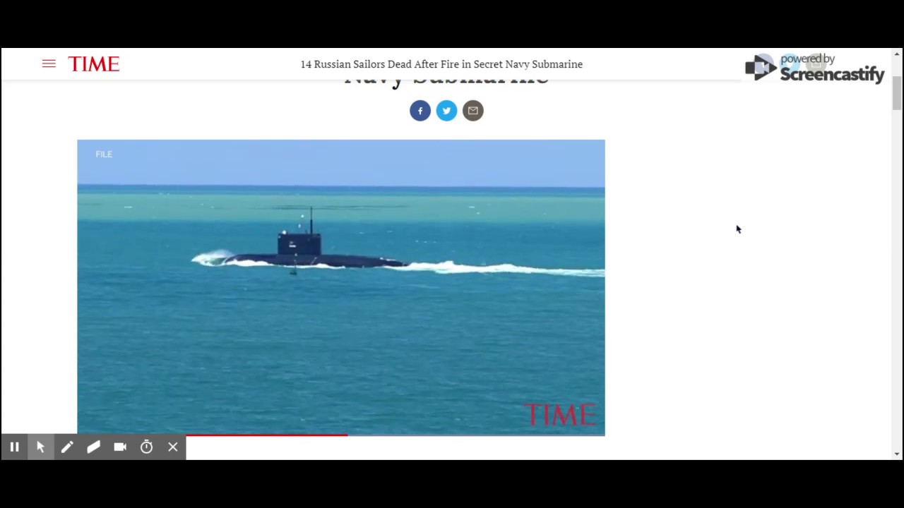 Russian Sub Sinks US Sub - YouTube