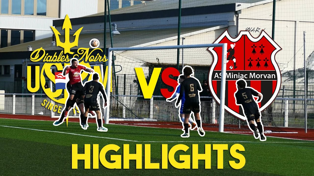 US Saint Malo vs AS Miniac Morvan ⚽️ | R3 J13 2024 | #highlights - YouTube