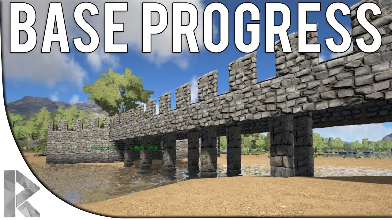 Base Progress! - Valhalla Ark Survival Evolved (S6P8) - YouTube