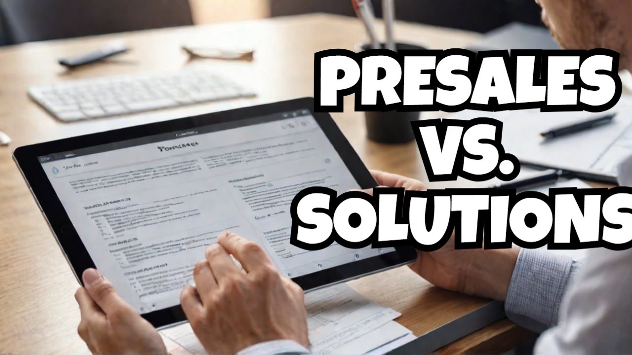 Pre-Sales vs Solutions Engineering Explained So Simply! - YouTube