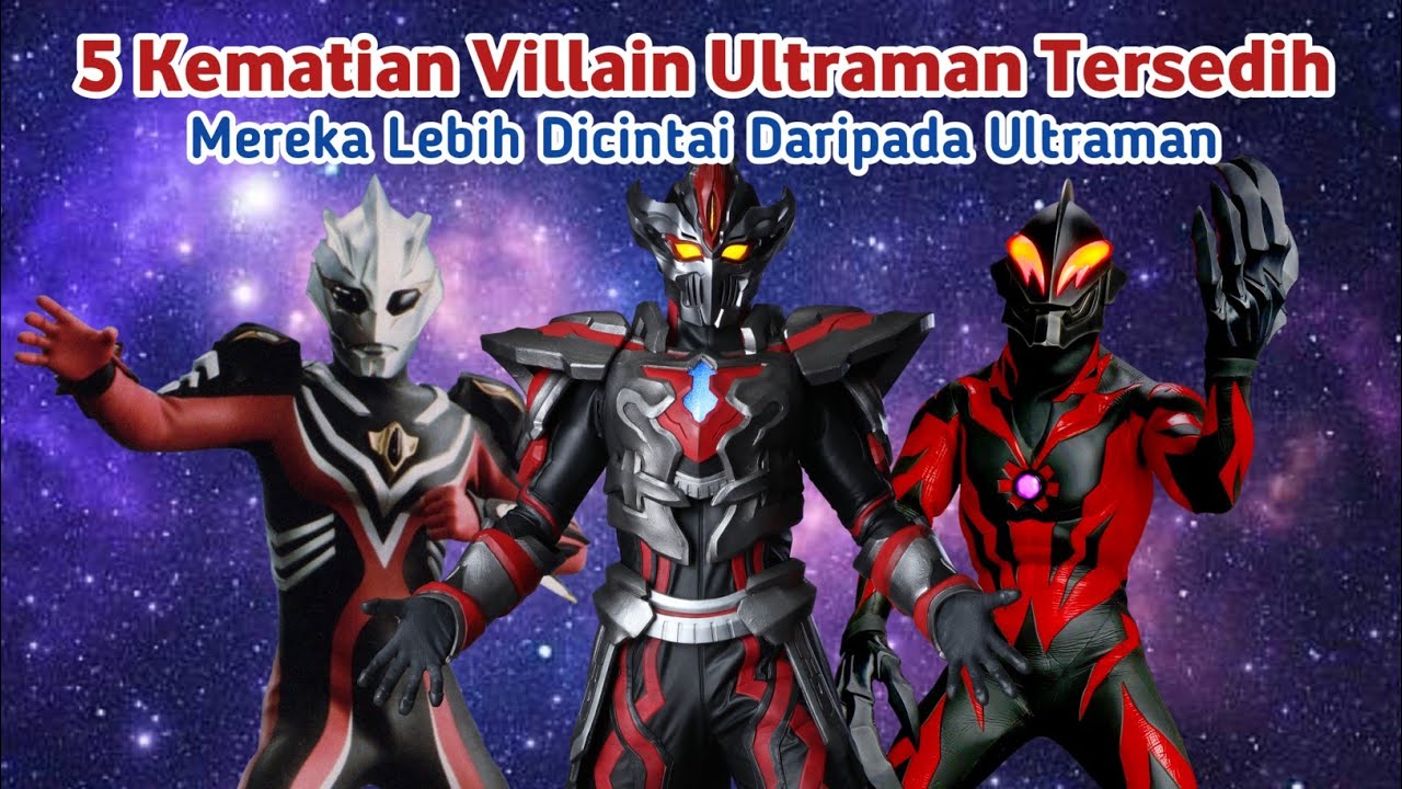 5 Kematian Villain Ultraman Tersedih & Sulit Diterima - YouTube
