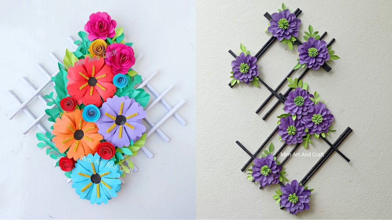 Wallmate | Paper wallmate | Paper wall hangings | Wall hanging craft ...