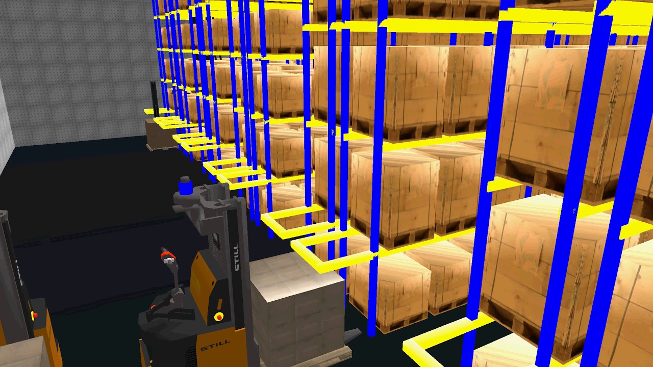 Exemple modélisation entrepôt 3D - YouTube