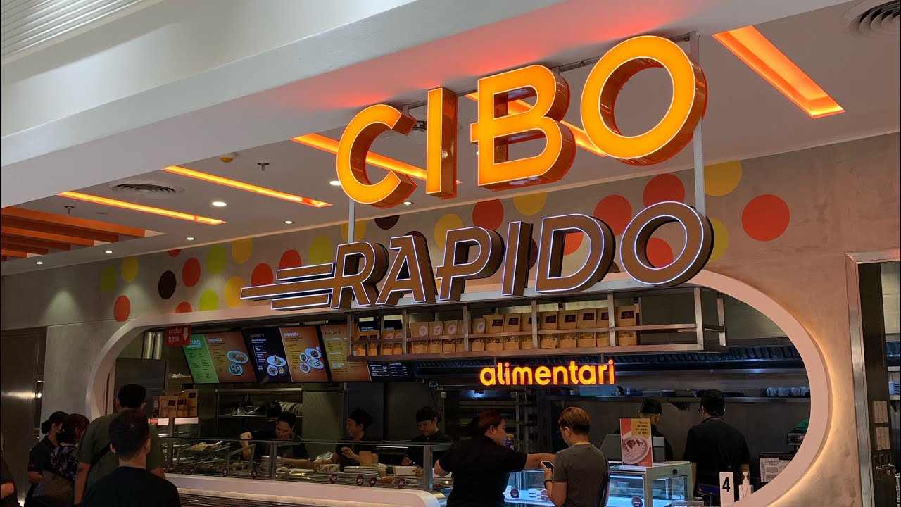 CIBO RAPIDO in the new Opus Mall, Bridgetowne Estate, Quezon City ...