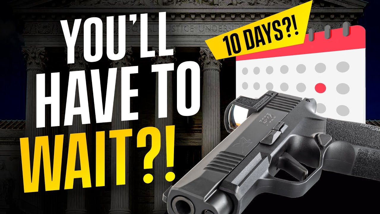 Mandatory 10-Day Wait Period To Get Your Gun?! (Richards v Bonta) - YouTube