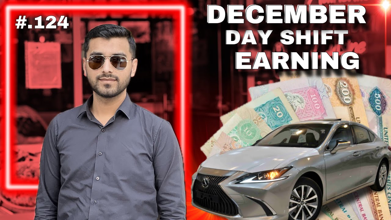 Day Shift Earnings In December | Airport Trip | Bolt Uber Careem ...