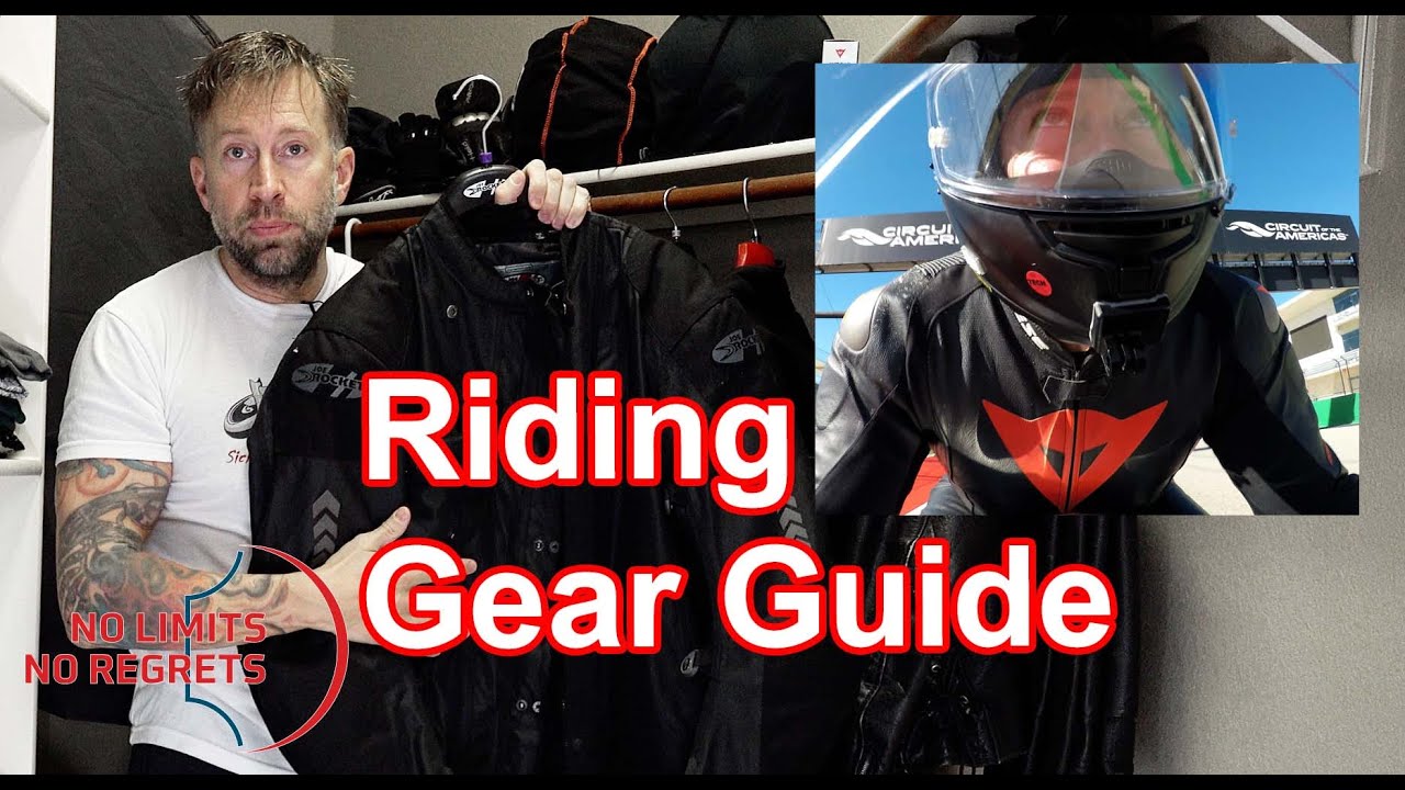 What RIDING GEAR Should I Get for BEGINNERS MOTORCYCLE Riding Gear ...