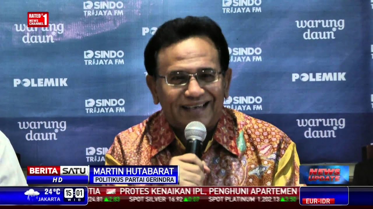 Martin Hutabarat Berharap Presiden Segera Melantik Budi Gunawan - YouTube
