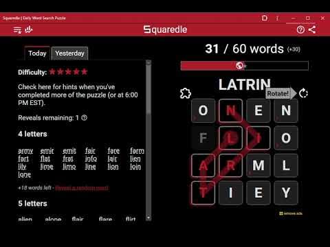 AI Solves Today's Squaredle: 2/2/2024 (ASMR) - YouTube