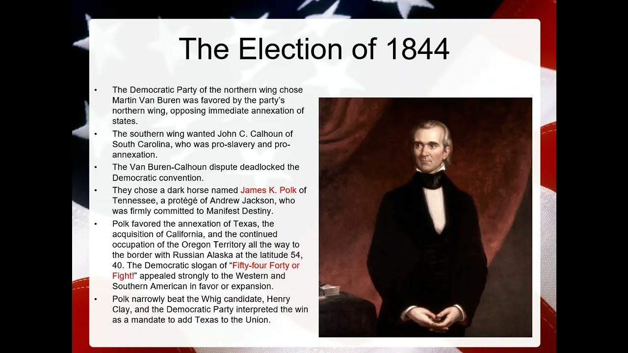 APUSH Unit 5 Manifest Destiny & the Mexican American War - YouTube