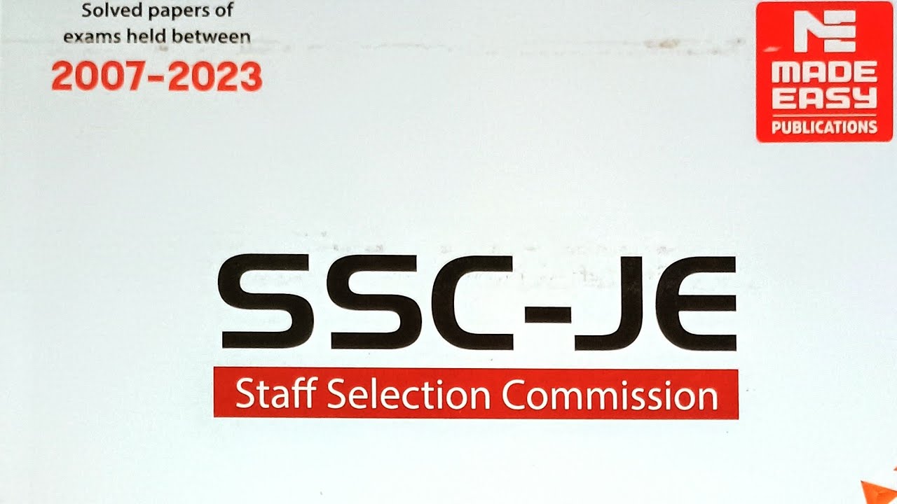 SSC JE 2024 made easy book review #sscje #madeeasy #bookreview - YouTube