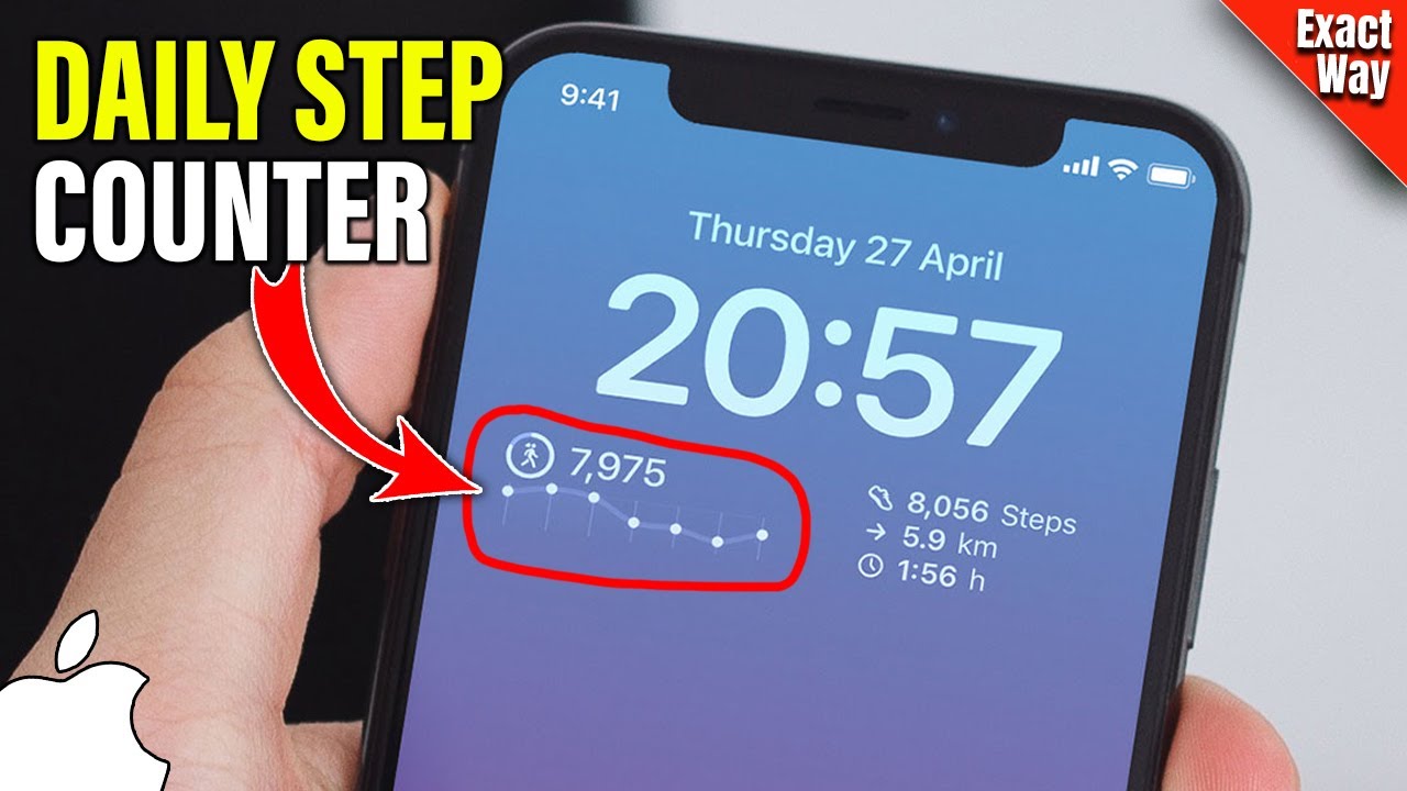 How to Add DAILY STEP COUNTER to Your iPhone Lock Screen - Full Guide ...