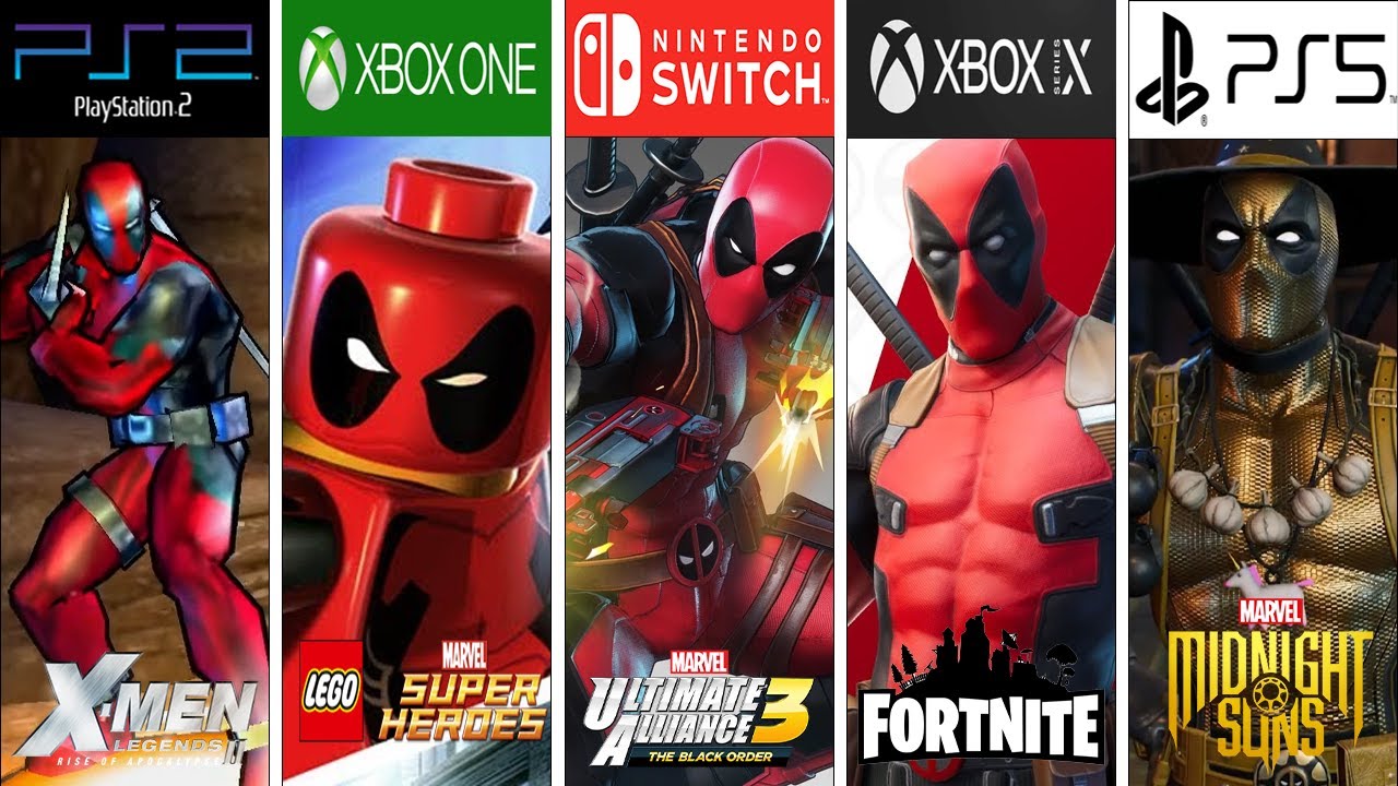 Evolution of Deadpool in Games #gamehistory #evolutiongame - YouTube