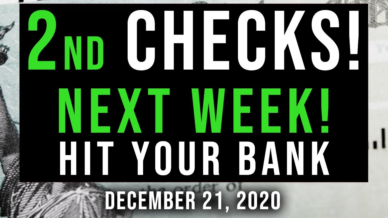 (UPDATE! CHECKS NEXT WEEK!) $600 SECOND STIMULUS CHECK UPDATE ...