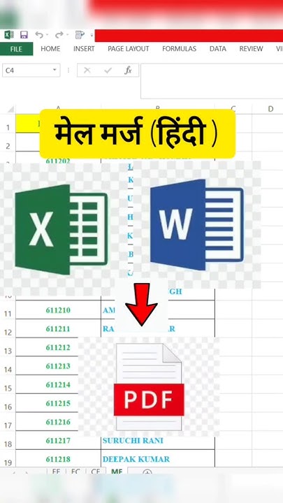 mail merge from Excel to word then PDF.mail merge for bulk email letter ...