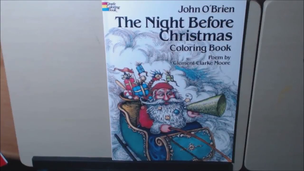 The Night Before Christmas Coloring Book - YouTube