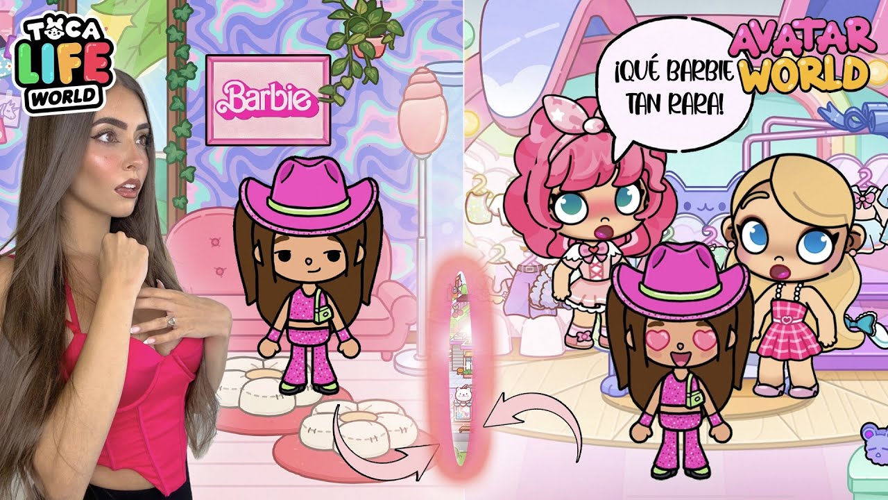 SOY ALICIA EN TOCA BOCA, PERO BARBIE EN AVATAR WORLD 💅 | Toca Boca y ...