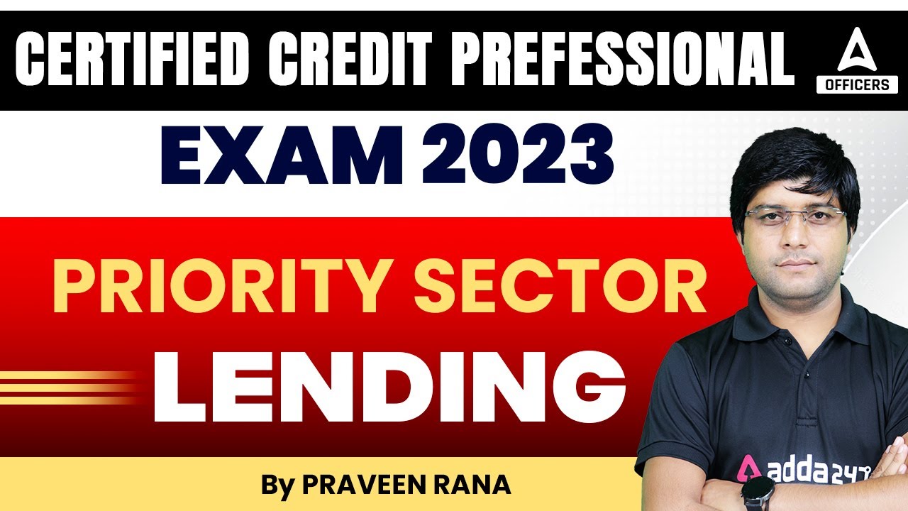 Certified Credit Professional (CCP) Exam 2023 | Priority Sector Lending ...