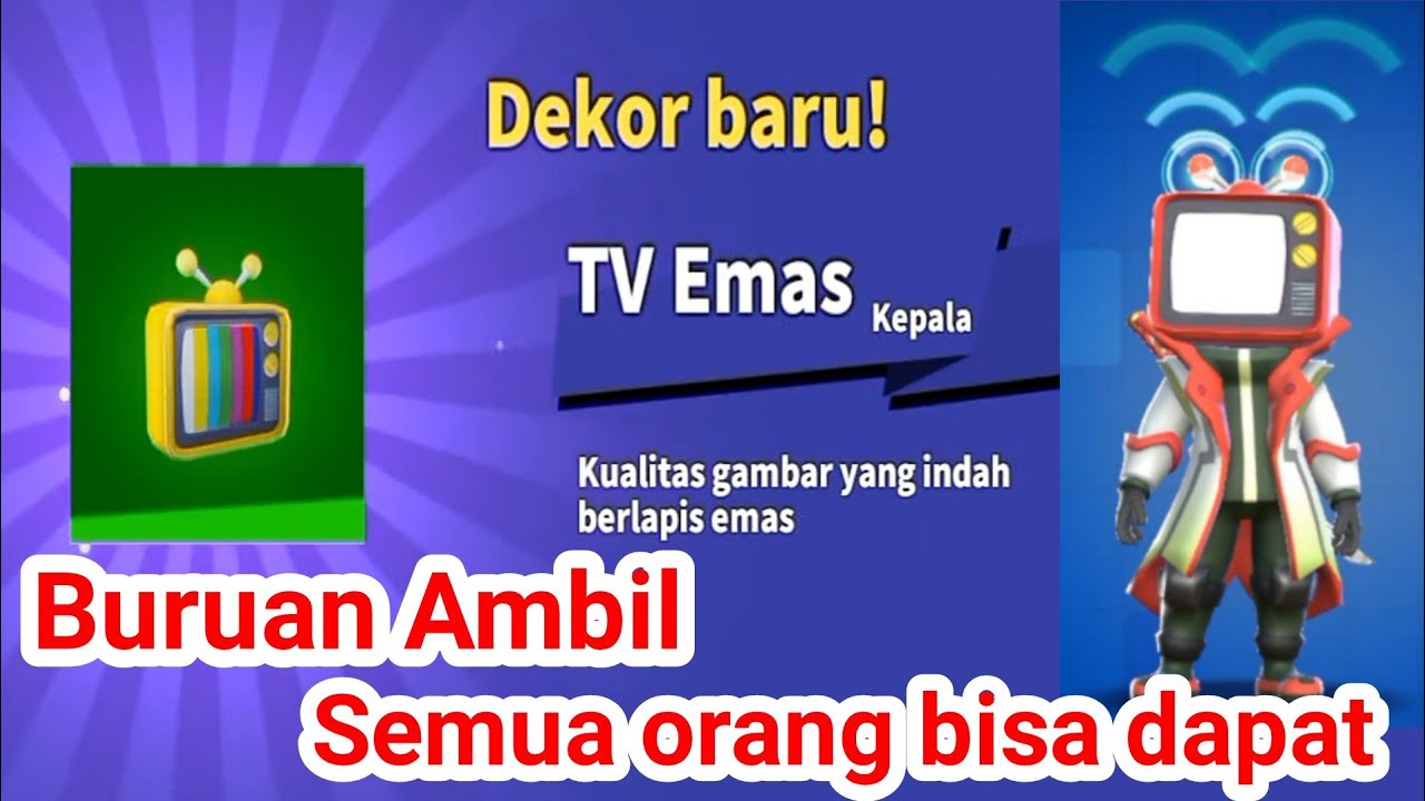TERBARU 2023 KLAIM KEPALA TV EMAS SUPER SUS SEKARANG!!! - KEPALA TV ...