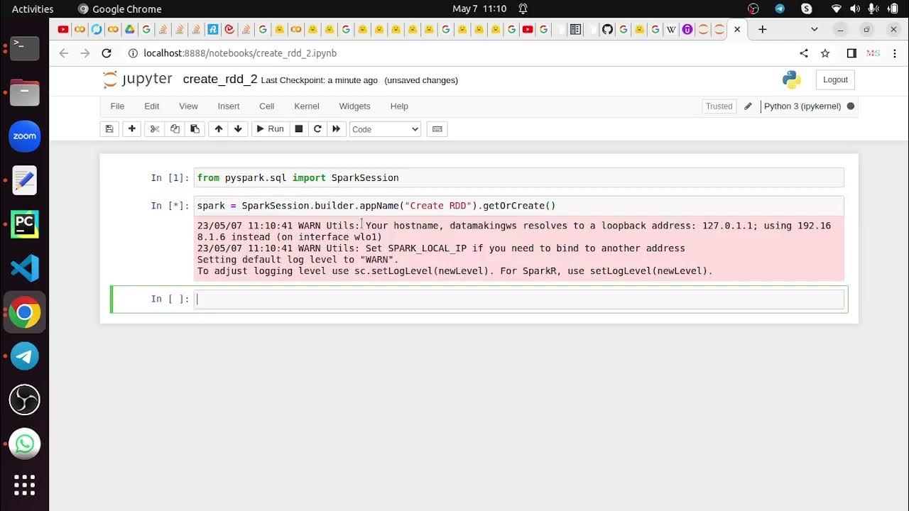 How to create RDD on PySpark using Jupyter Notebook in Tamil(தமிழ்) |Part 6.2|DMT | DataMaking ...